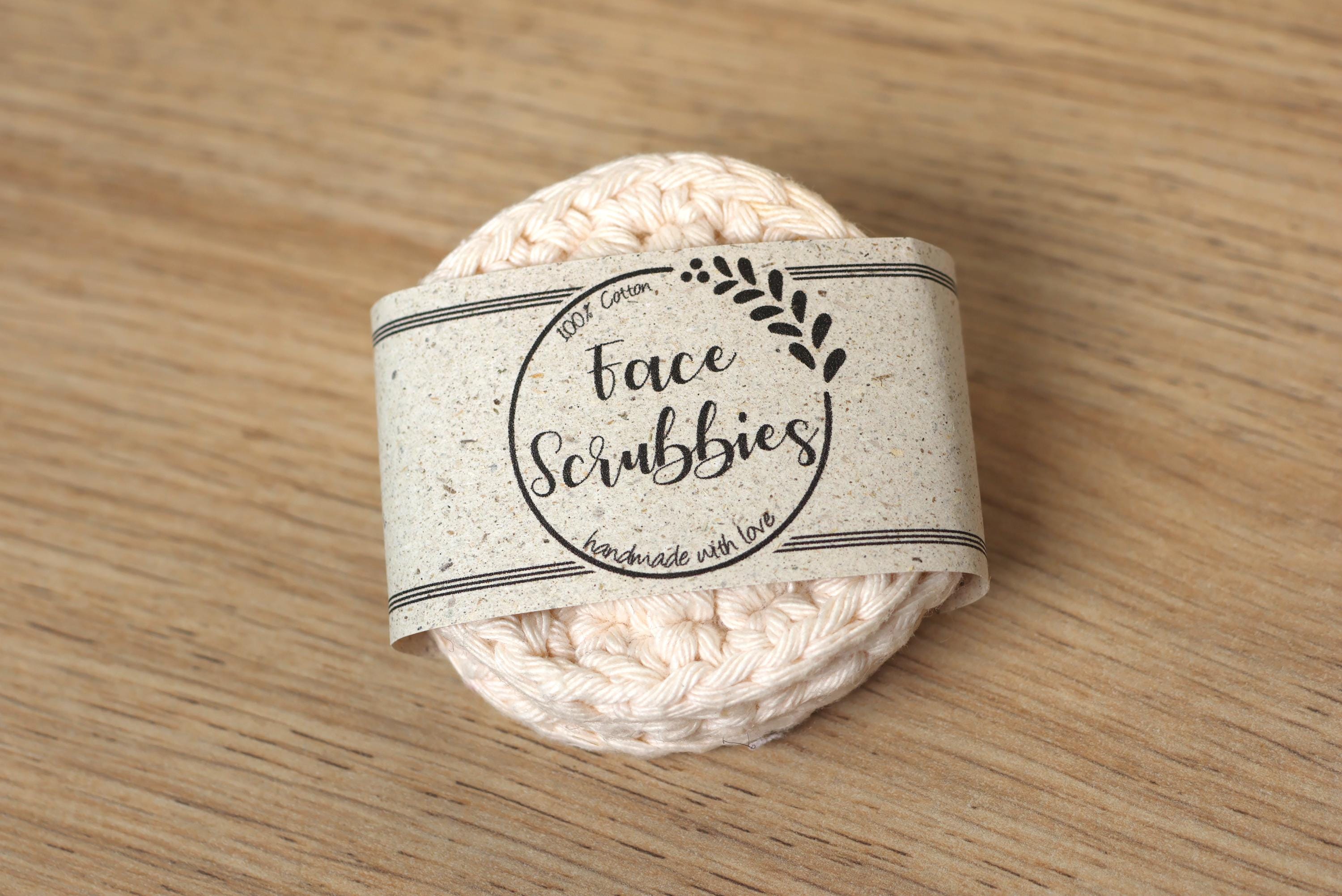 Printable Wrap Label for Handmade Face Scrubbies | Gift Packaging ...