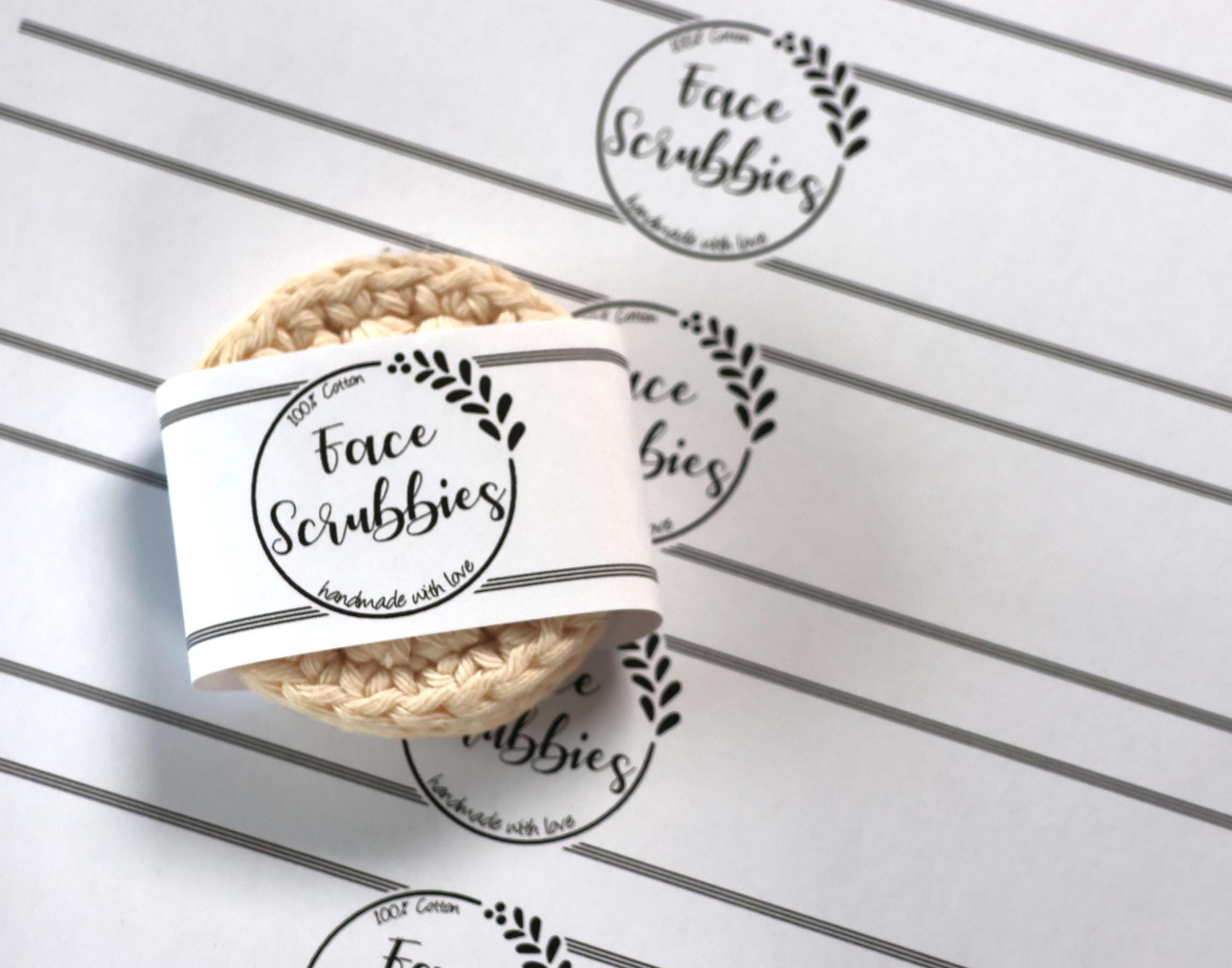 Printable Wrap Label for Handmade Face Scrubbies | Gift Packaging ...
