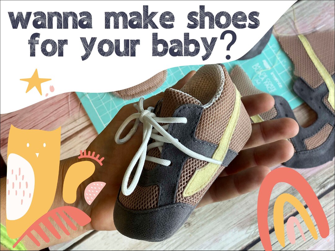 BAMBI Baby Shoe- PDF Pattern - Sewing Instructions Video - Baby Shoe ...