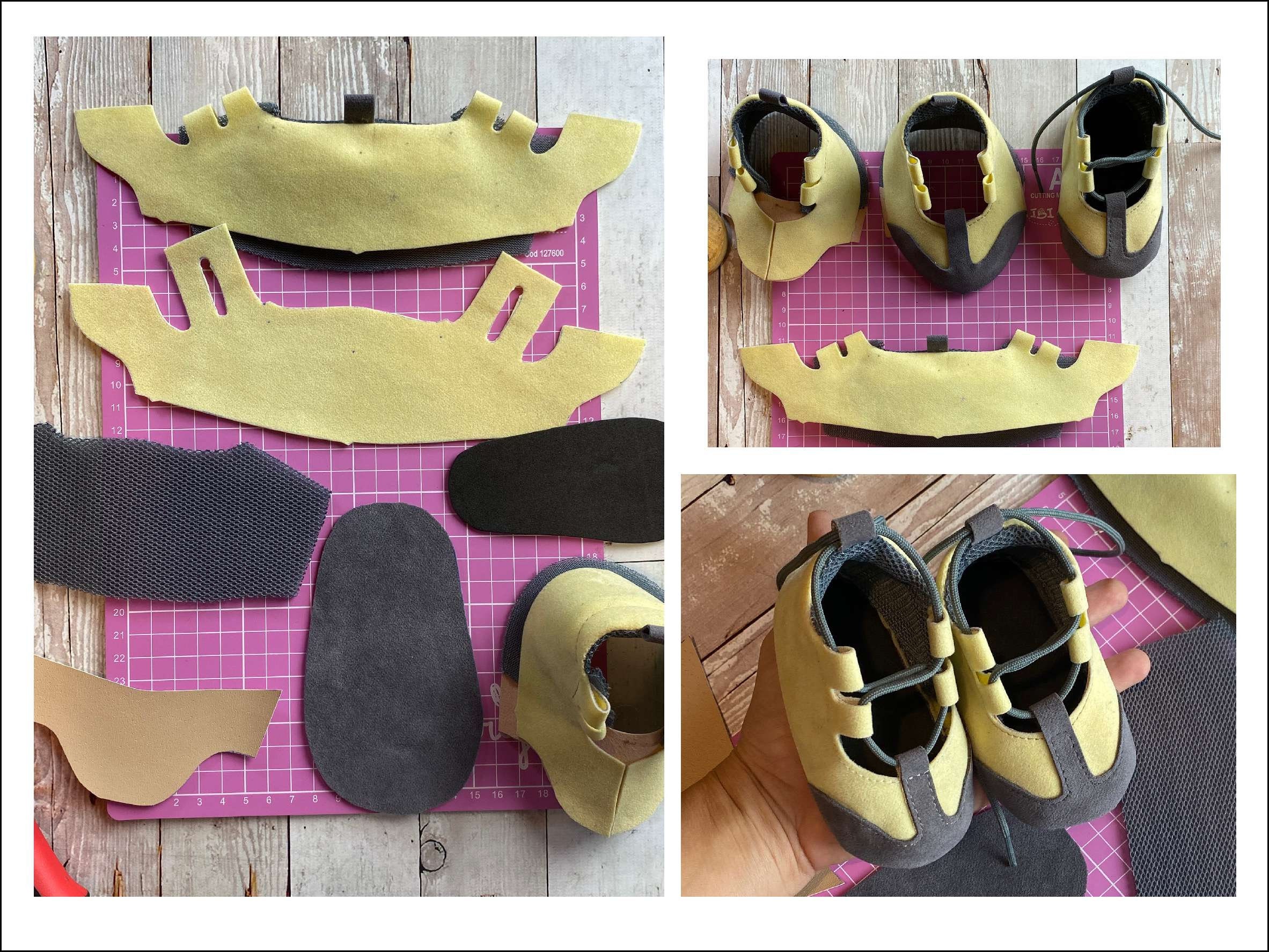 SHINNY Baby Shoe- PDF Pattern - Sewing Instructions Video - Baby Shoe ...