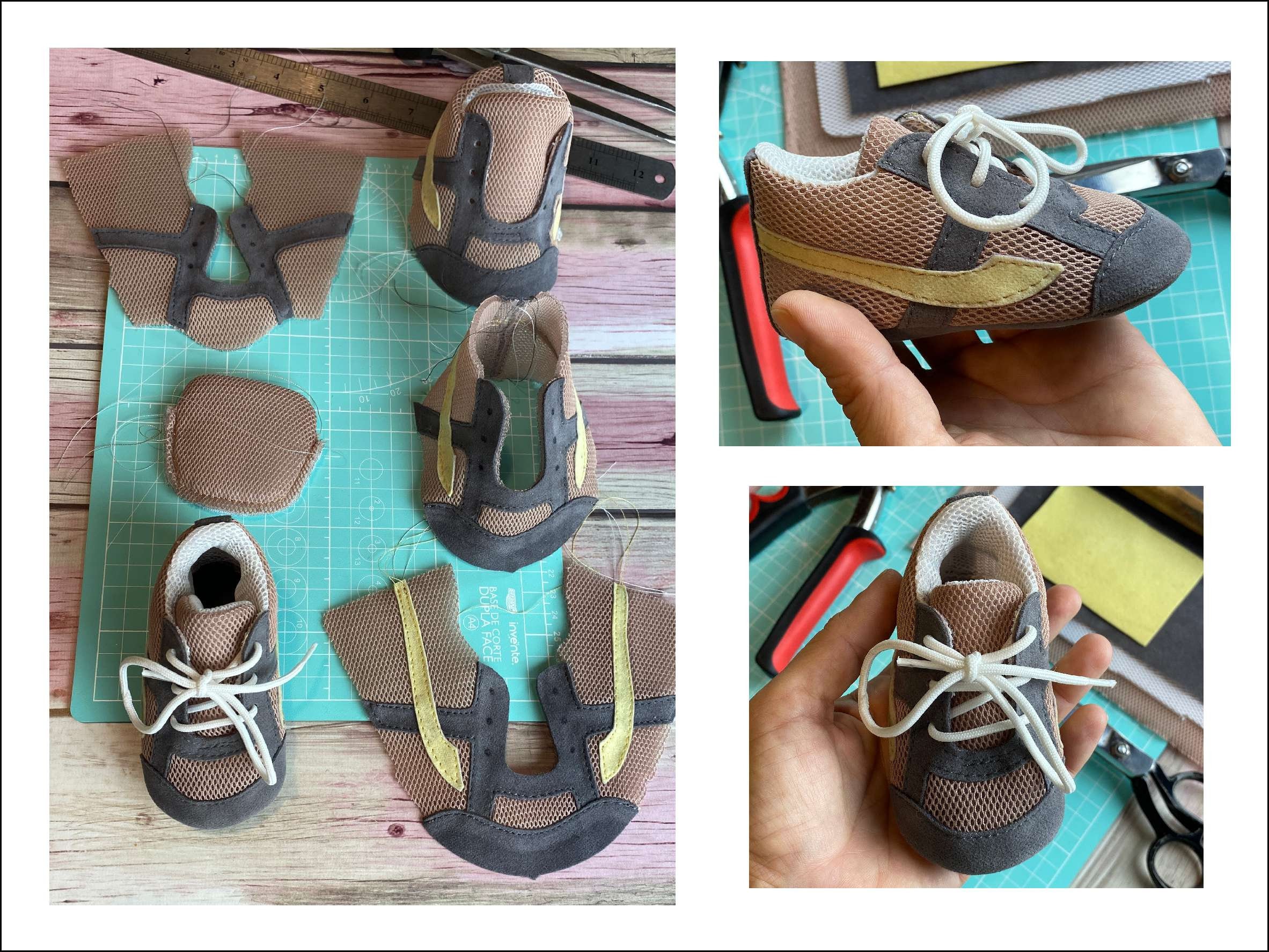 BAMBI Baby Shoe- PDF Pattern - Sewing Instructions Video - Baby Shoe ...