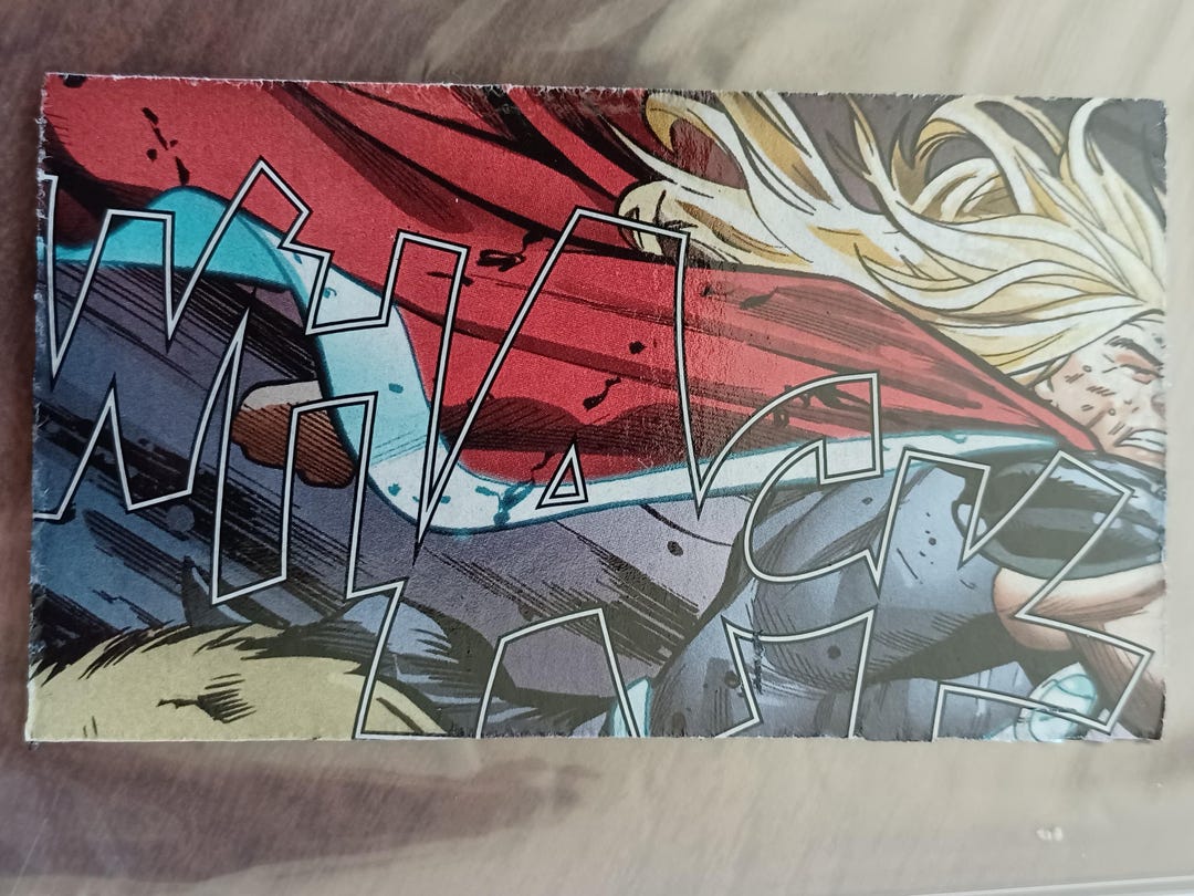 Thor in Battle "whack" Comic Magnet - Etsy