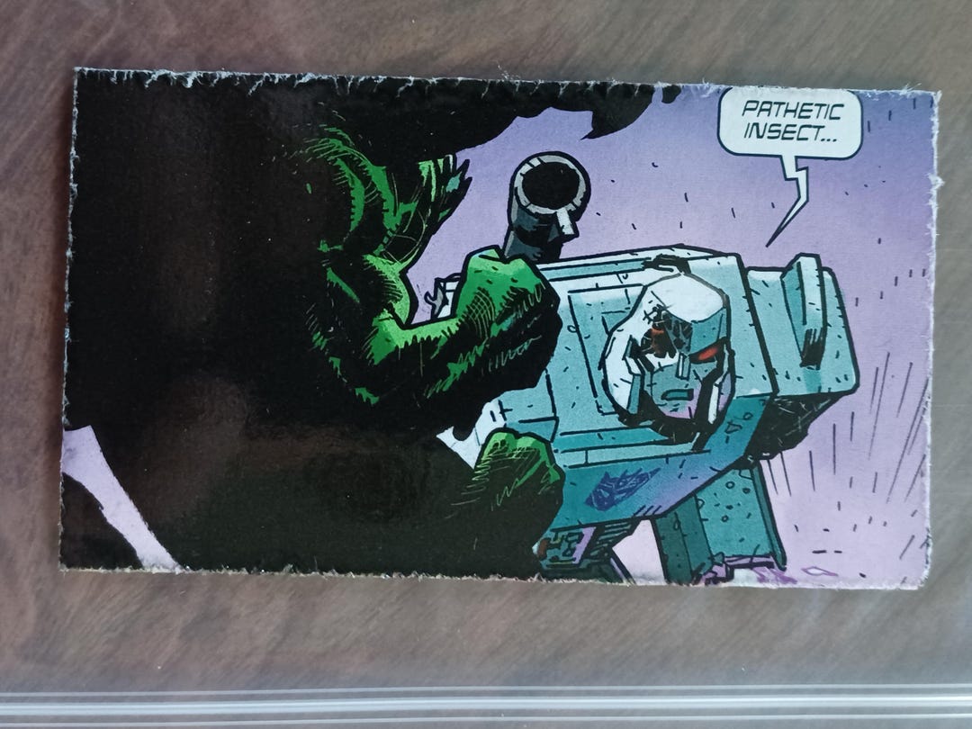 Megatron (transformers) "pathetic Insect" Comic Magnet - Etsy