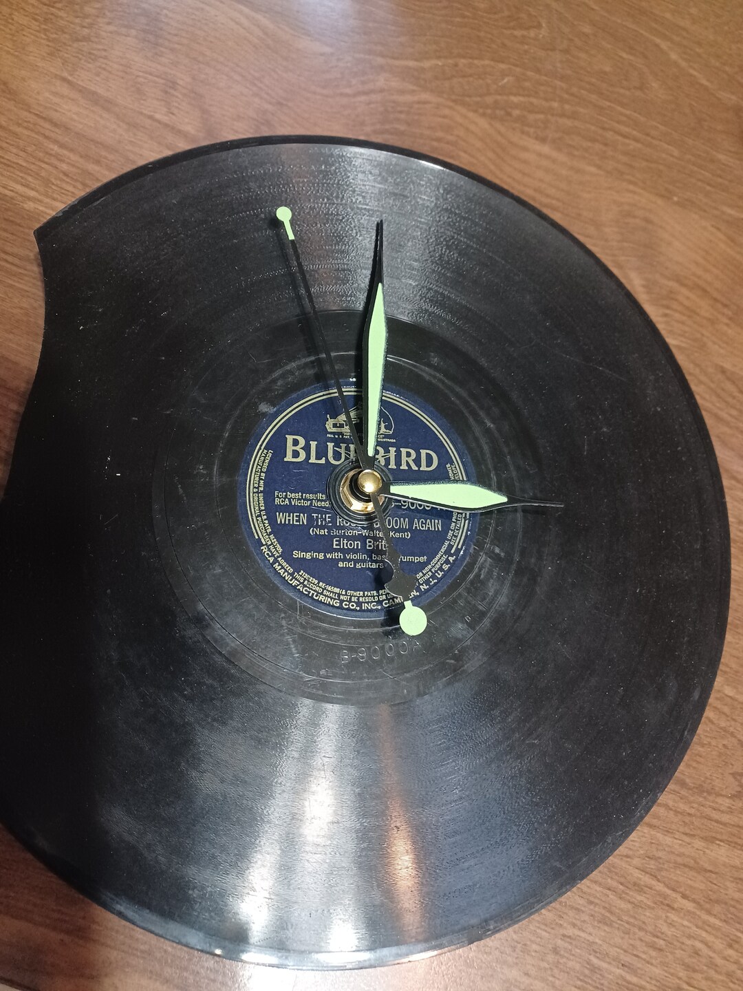 78 Rpm Record Clock - Etsy