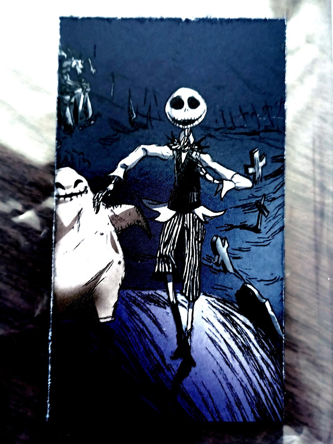 Jack Skellington and Fat Ghost Comic Magnet - Etsy