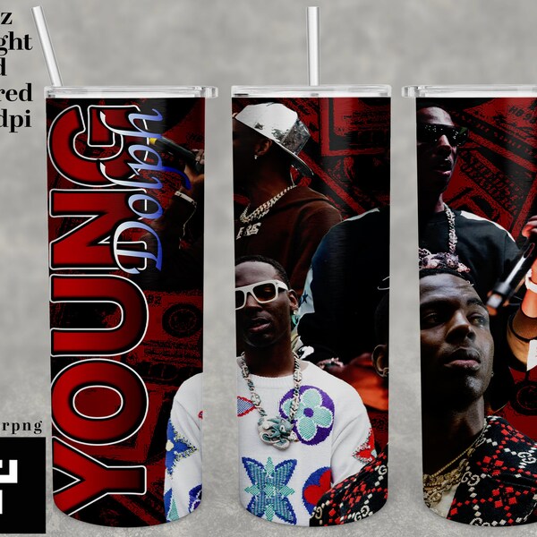 Young Dolph Tumbler Wrap Png - Etsy