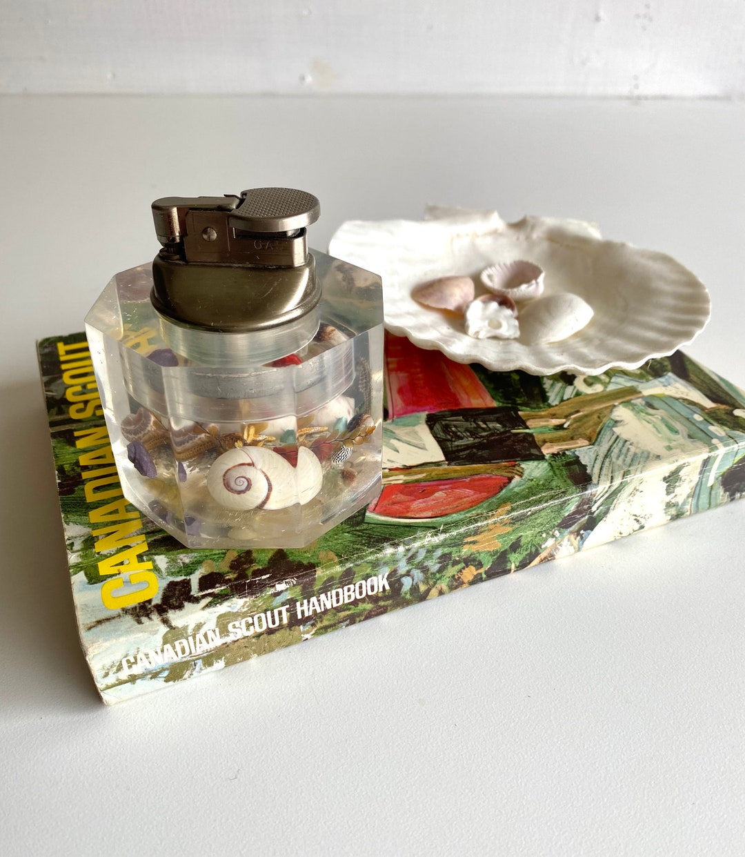 Vintage Lucite Clearfloat Table Lighter | Smoking Accessories ...