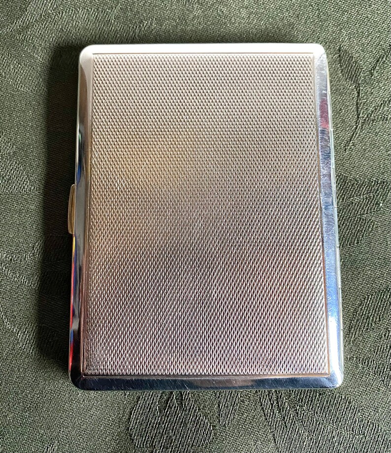 Vintage KINCRAFT Map of England Cigarette Case Chrome - Etsy