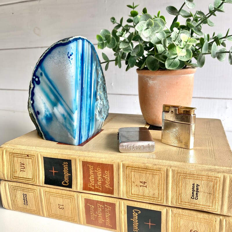 Agate Bookends - Etsy
