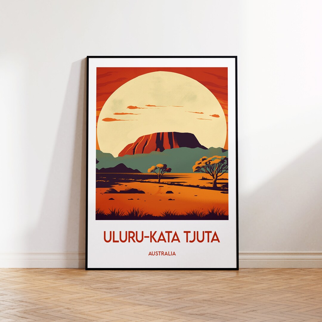 Uluru-kata Tjuta Park Uluru Kata Poster Uluru Print Ayers - Etsy Australia