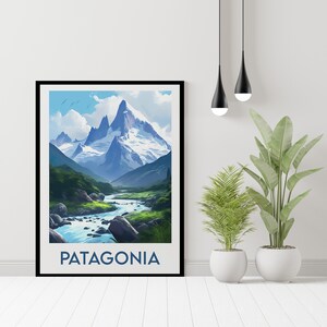 Patagonia Poster, Patagonia Print, Patagonia Illustration, Patagonia ...
