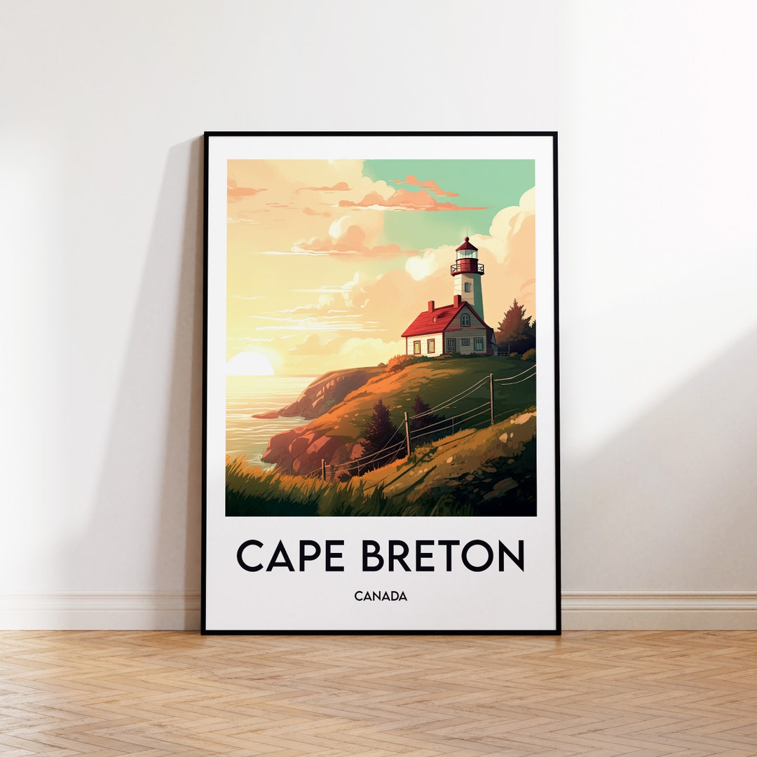 Cape Breton Island, Cape Breton National Park Poster, Cape Breton Print ...
