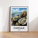 Cancale Travel Poster, Cancale Art Print, Bretagne Cancale, Brittany ...