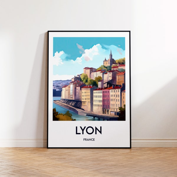 Lyon poster - Etsy France
