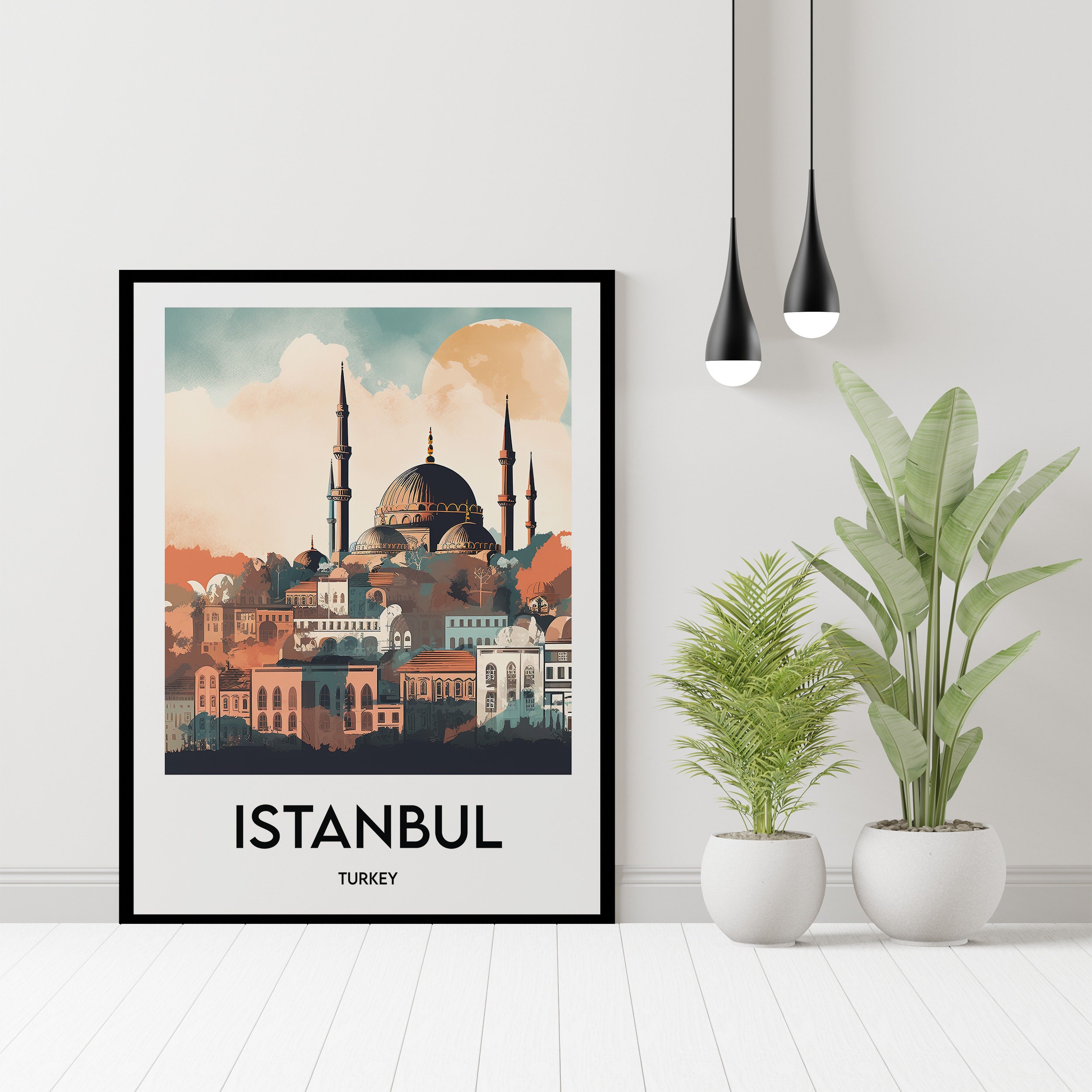 Istanbul Poster, Istanbul Print, Istanbul Gift, Istanbul Wall Art ...