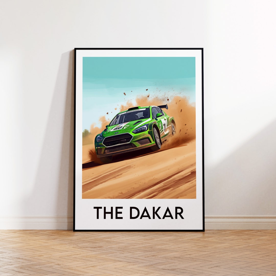 The Paris-dakar Rally, Paris Dakar Poster, the Dakar Rally Poster, the ...