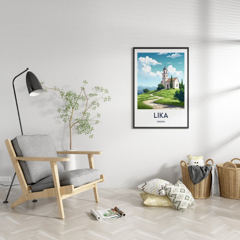 Lika Croatia Poster, Lika Art Print, Lika Region Gift, Lika Wall Art ...