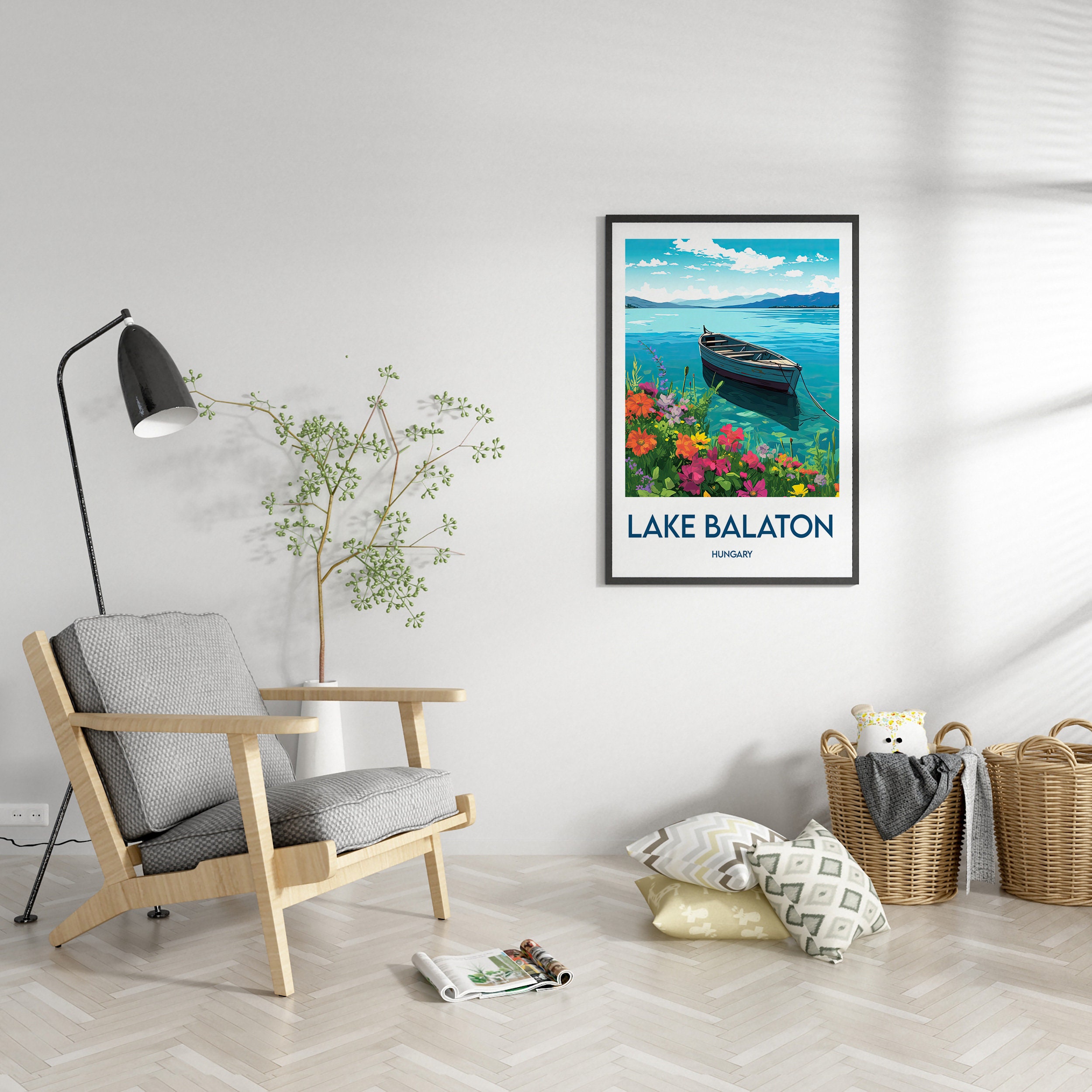 Lake Balaton Poster Lake Balaton Print Balaton-tó - Etsy