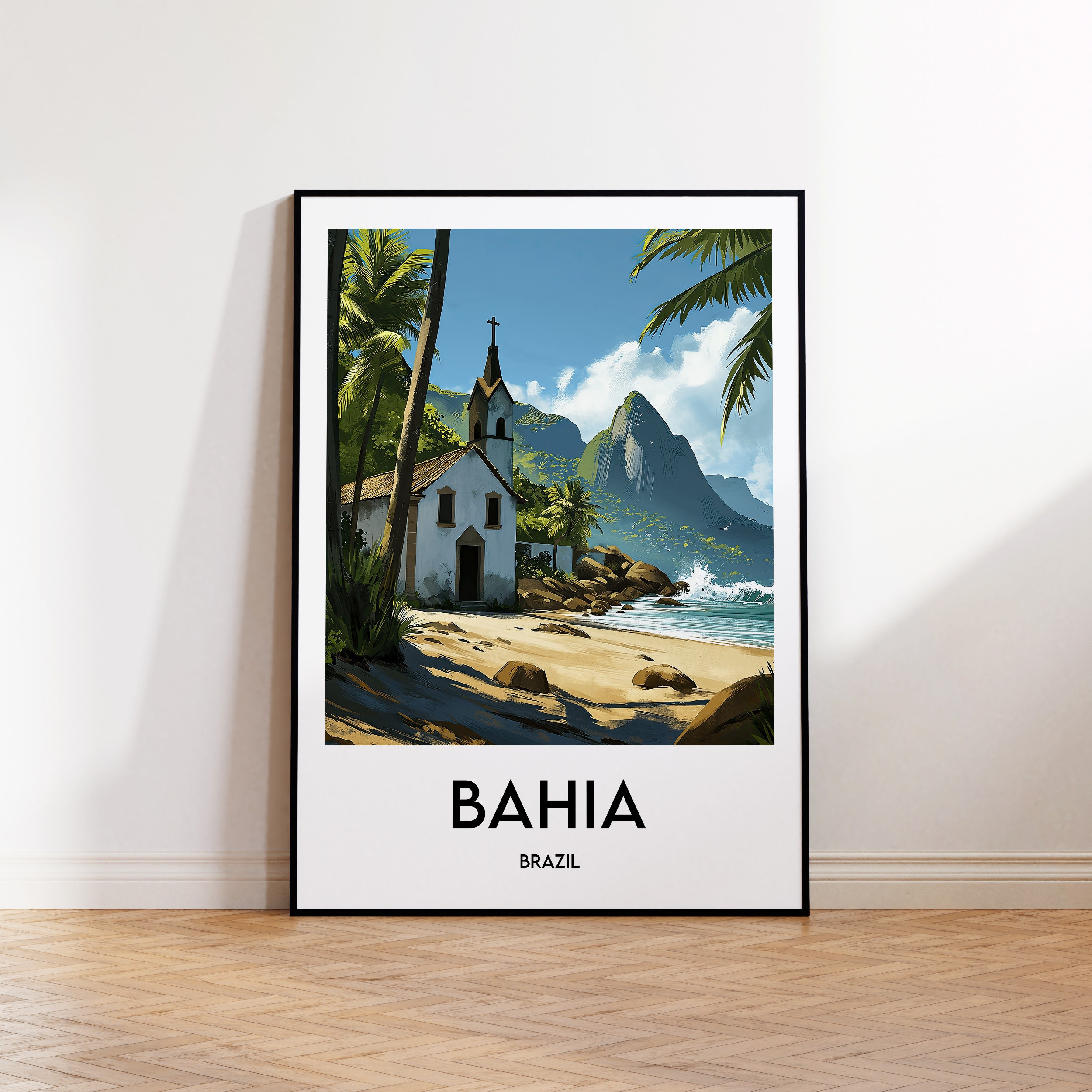 Bahia State Print, Bahia Brasil Poster, Bahia Brazil Wall Art, Salvador ...