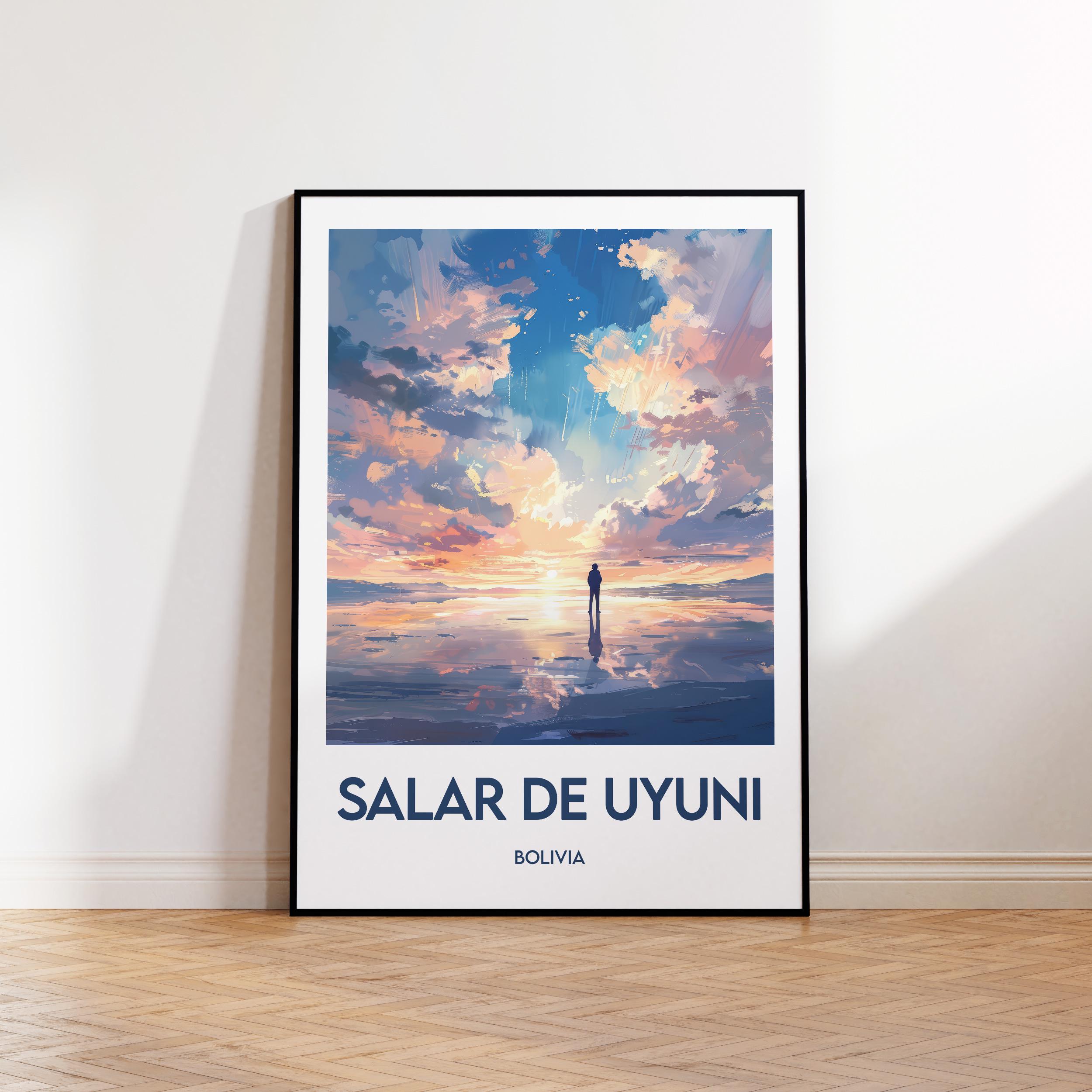 Salar De Uyuni Poster, Salar De Uyuni Art Print, Salar De Uyuni Salt ...