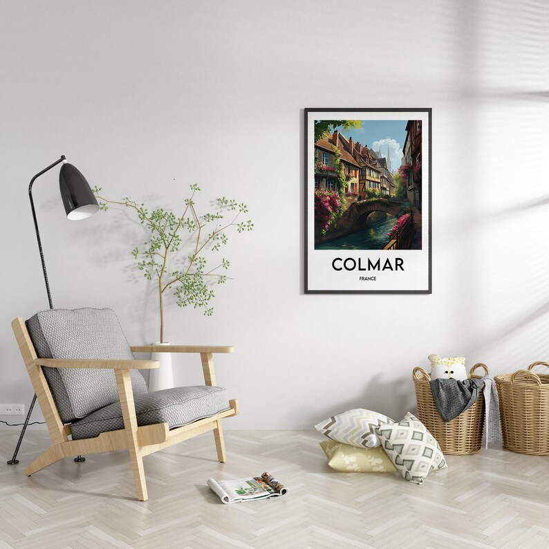 Colmar Travel Poster, Colmar Art Print, Colmar Illustration, Colmar ...