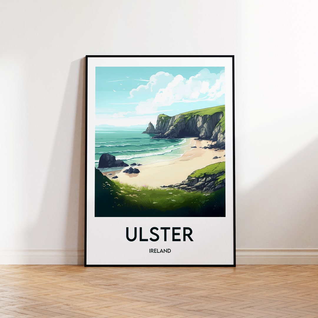 Ulster Poster Ulster Print Ulster Ireland Ulaidh Éireann - Etsy