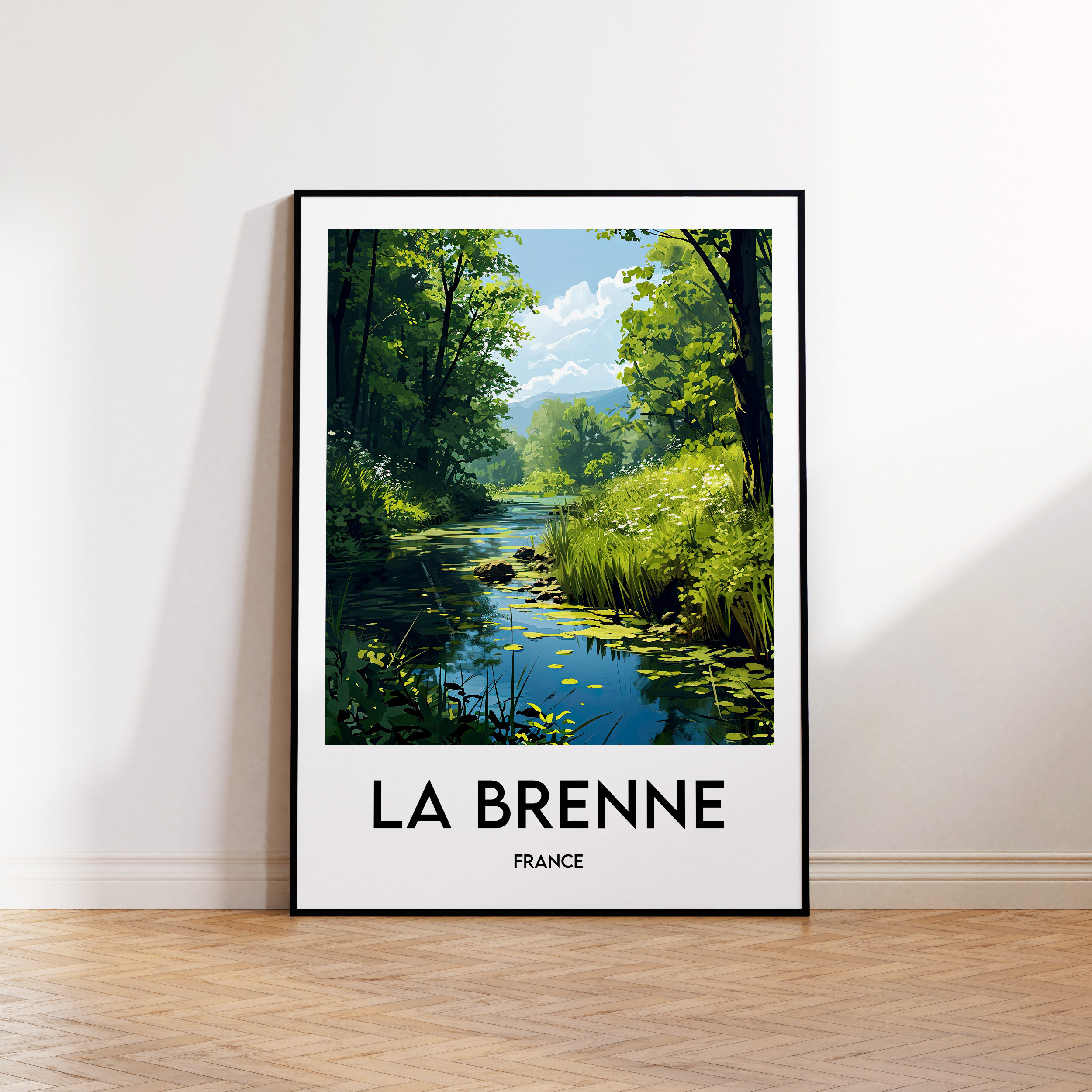 La Brenne Poster, La Brenne Art Print, La Brenne Poster, La Brenne ...
