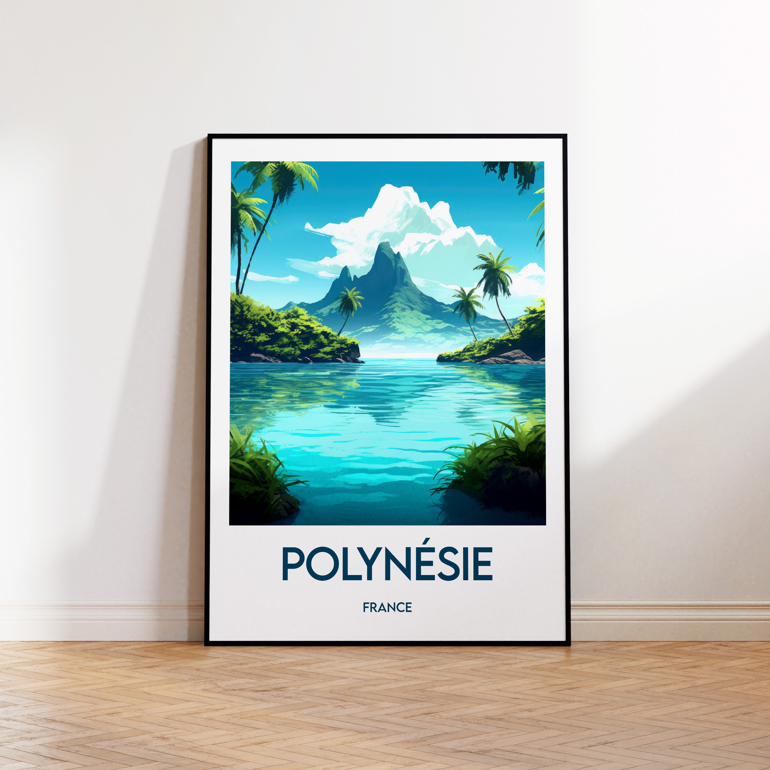 La Polynésie Française Poster, La Polynésie France Print, French ...