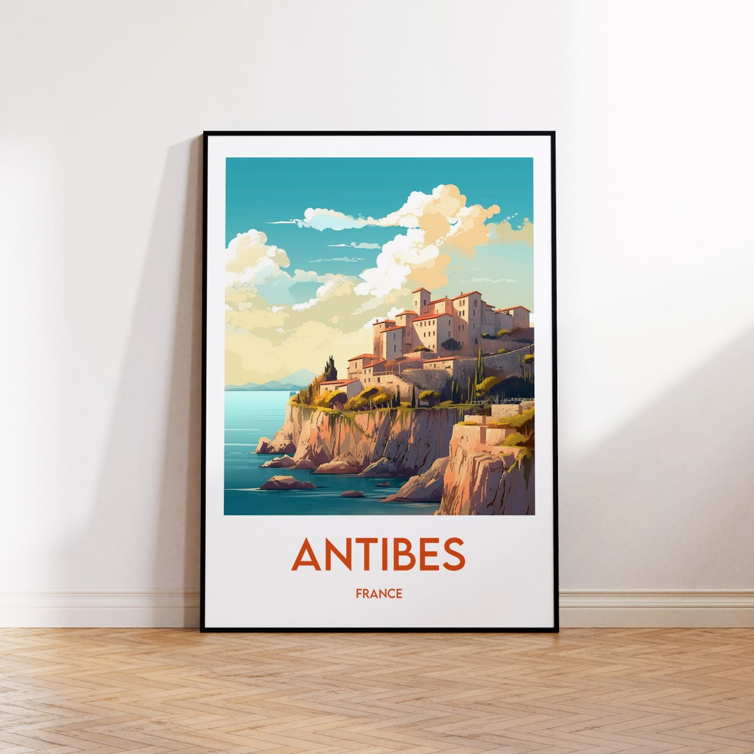 Antibes Poster, Antibes Print, Antibes Gift, France Wall Art, Juan Les Pins - Etsy