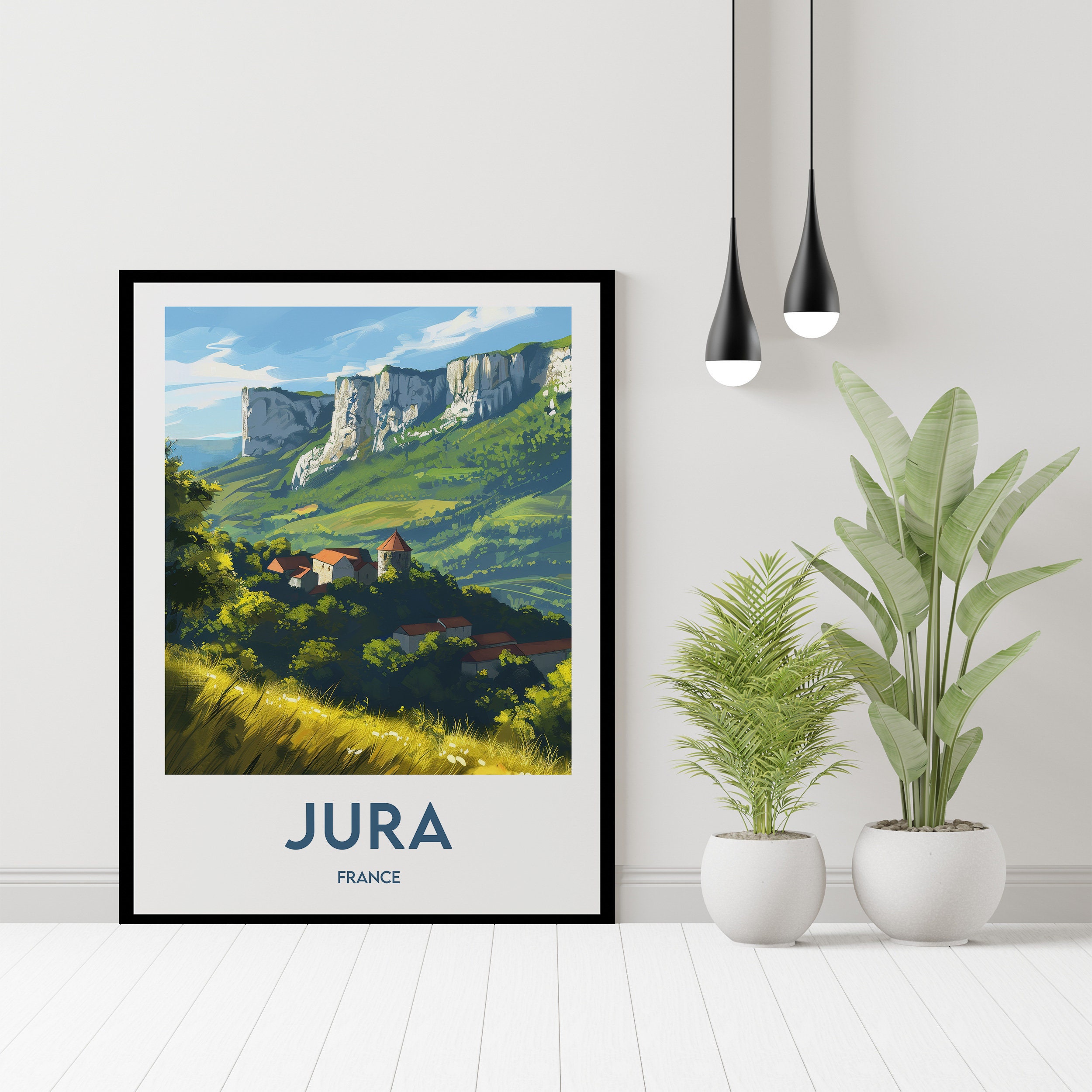 Jura Poster, Jura Art Print, Jura France Customizable, Jura France Gift ...