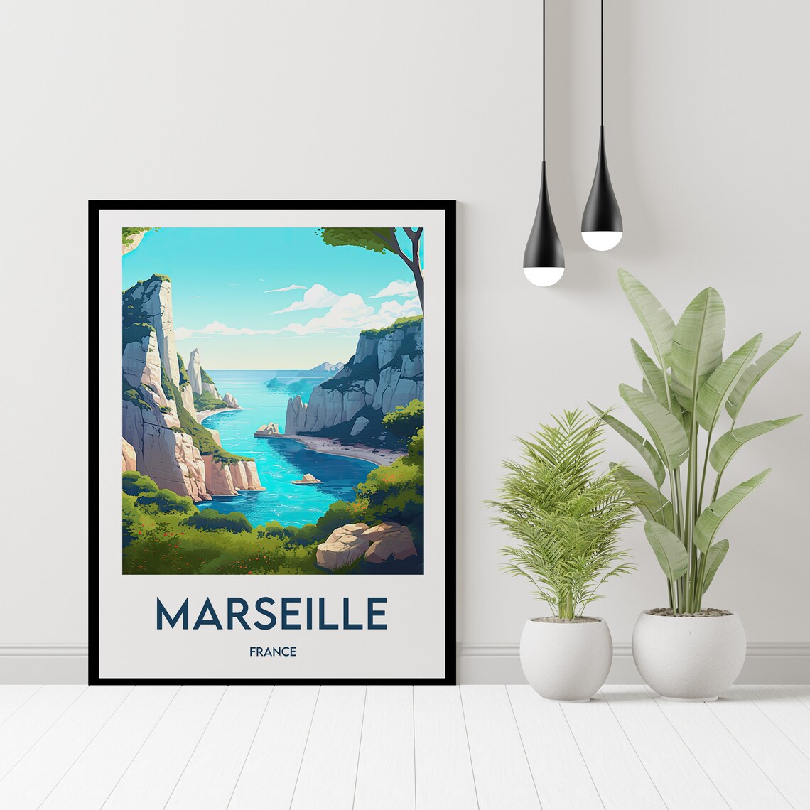 Marseille Poster, Calanques Print, Marseille France, Marseille Gift ...