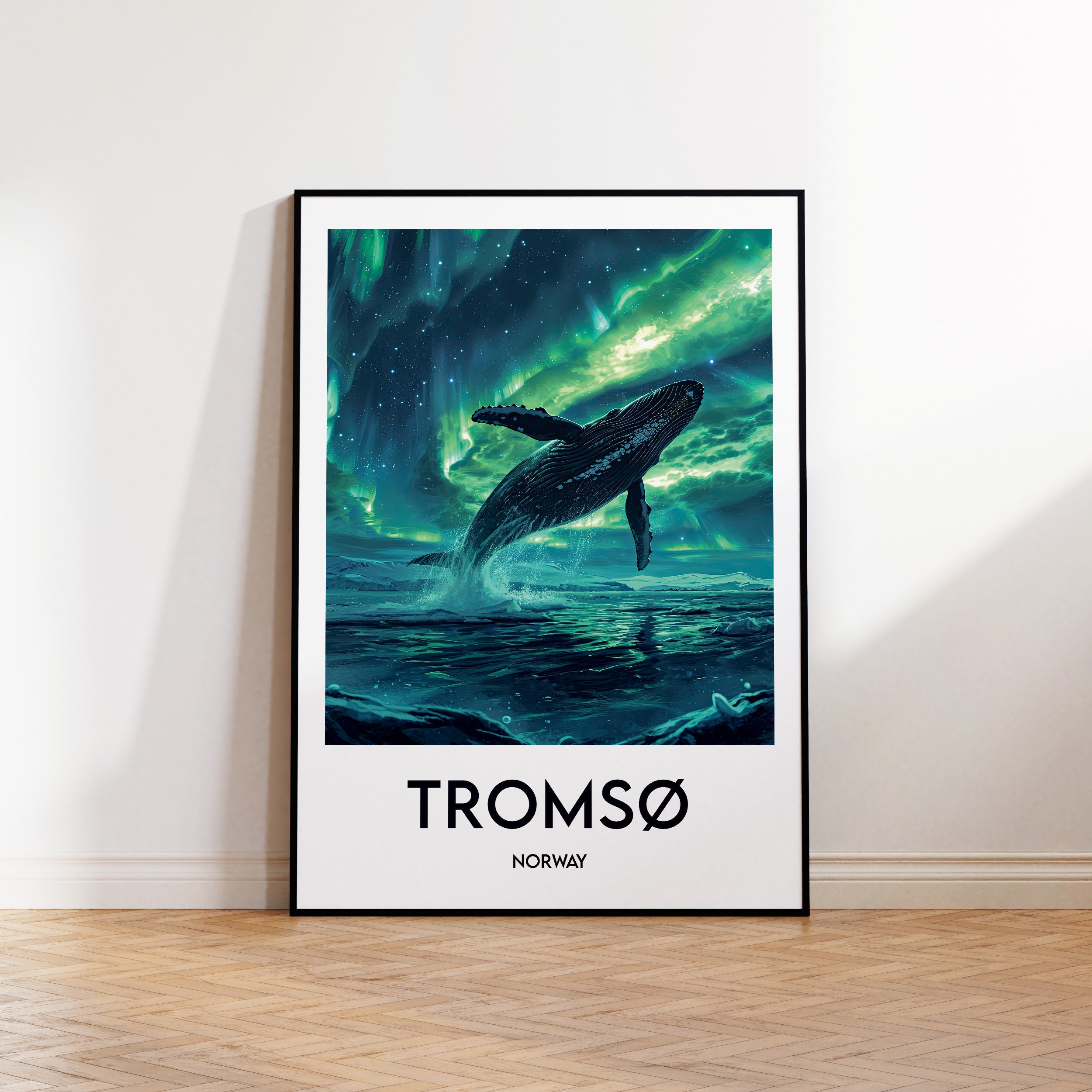 Tromsø Poster, Tromso Print, Tromso Norway, Tromsø Norge Gift, Vintage ...