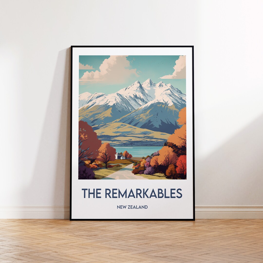 The Remarkables Poster, Remarkables Print, Remarkables Gift ...