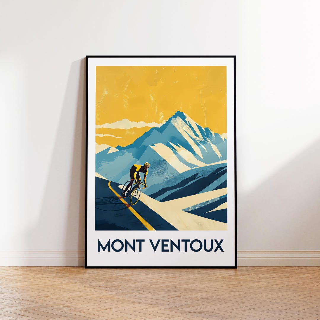 Mont Ventoux Poster, Mont Ventoux Art Print, Mount Ventoux Tour De ...