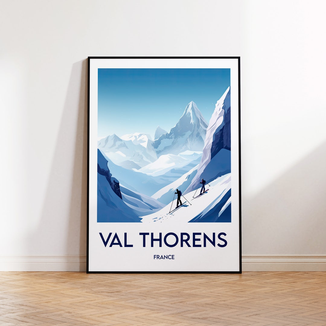 Val Thorens Poster Val Thorens Print Val Thorens - Etsy France
