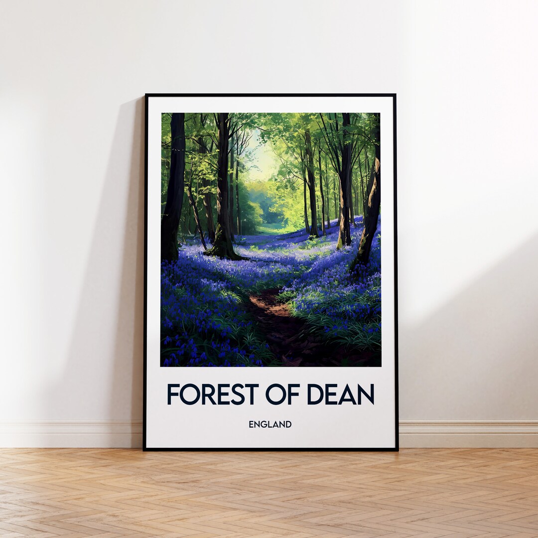 The Forest of Dean Poster, Forest of Dean Print, Forest of Dean ...