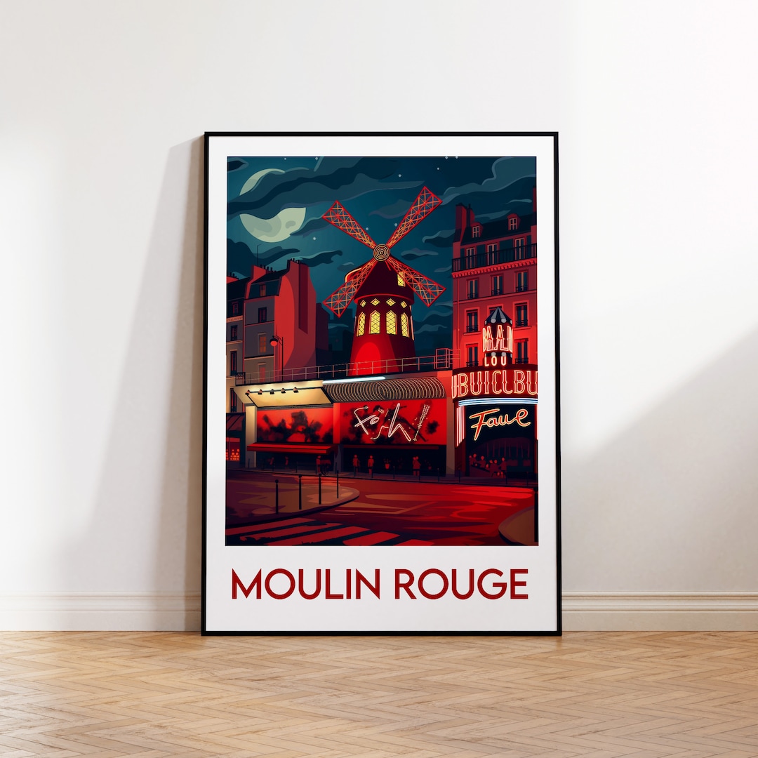 Moulin Rouge Poster, the Moulin Rouge Print, the Moulin Rouge Paris ...