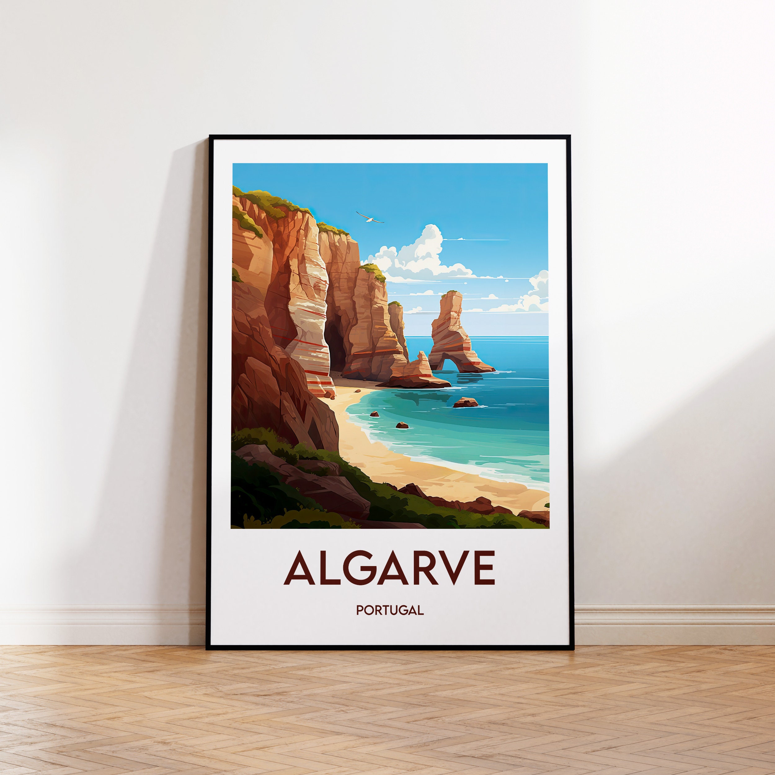 Algarve Poster Algarve Print Algarve Gift Algarve Wall Art - Etsy
