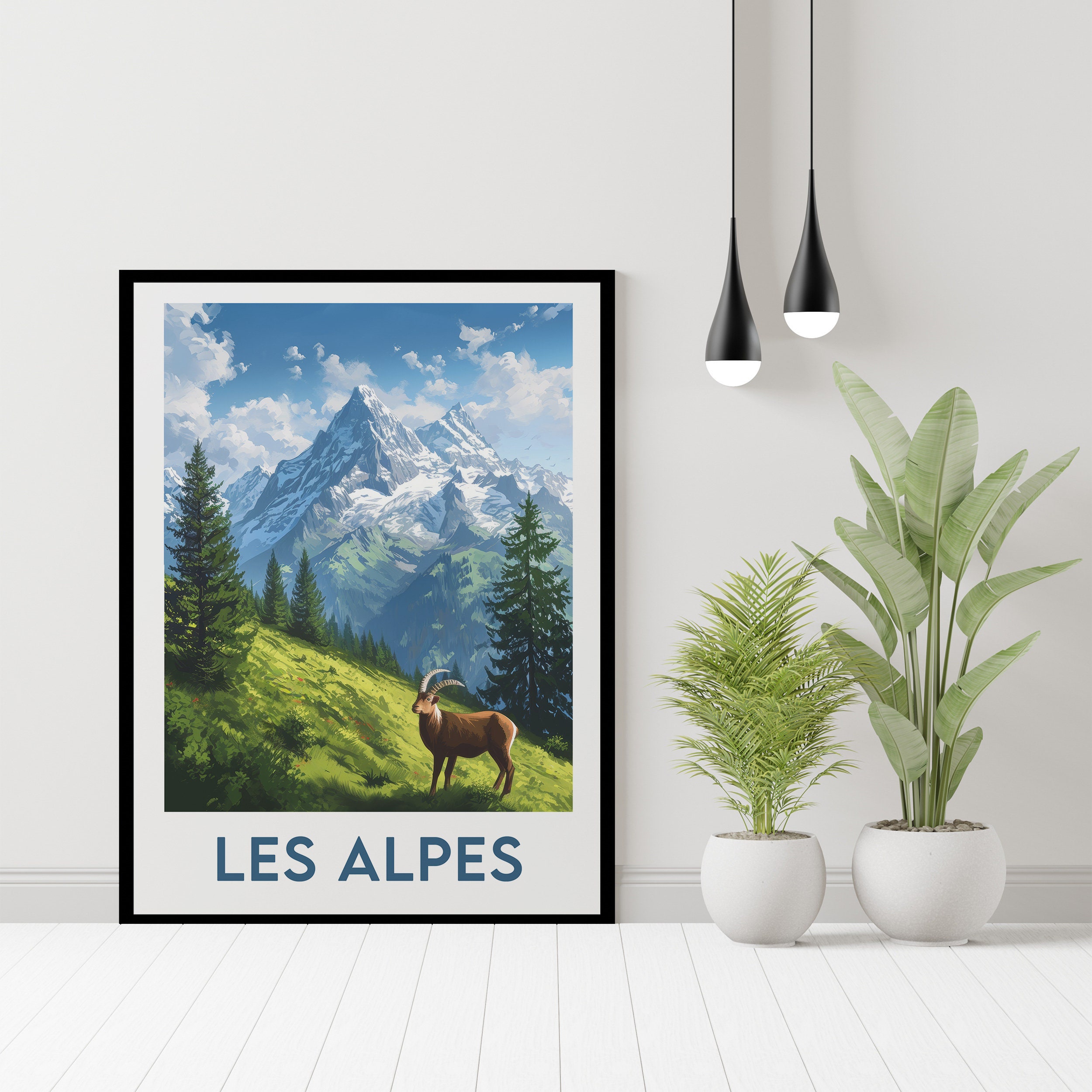 Die Alpen Poster, Die Alpen Kunstdruck, Die Alpen Frankreich, Die Alpen ...