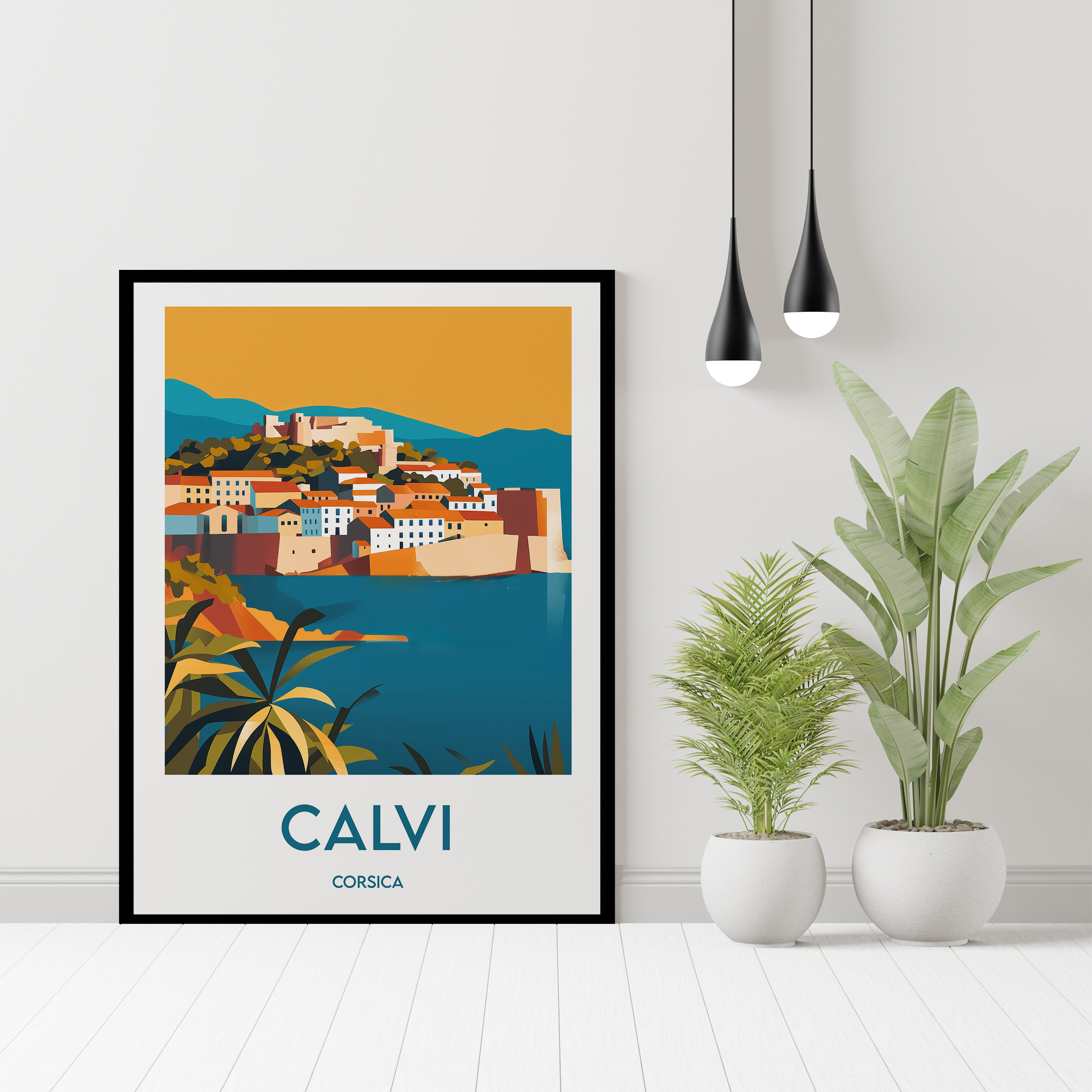 Calvi Poster, Calvi Art Print, Calvi Corsica Customizable, Calvi France ...