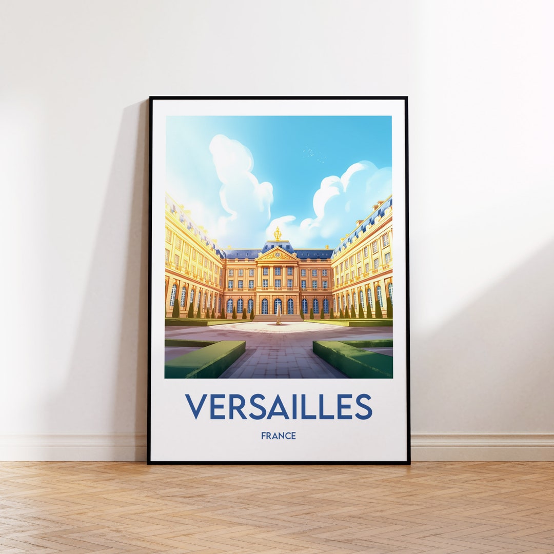 Versailles Print Palace of Versailles Poster Versailles Wall - Etsy