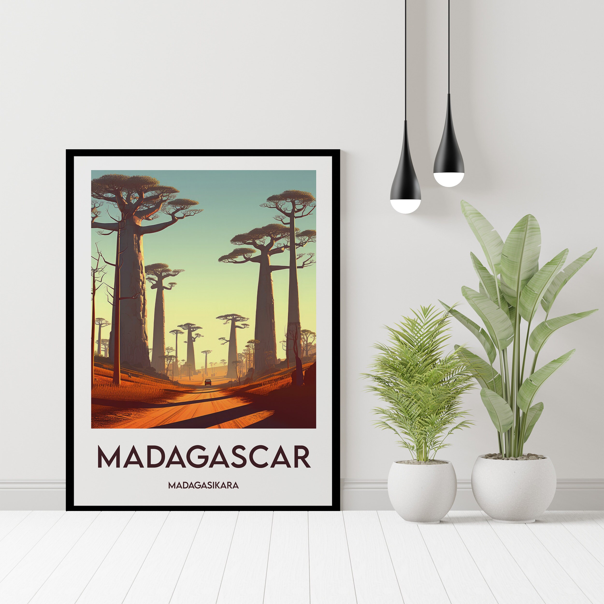 Madagascar Poster Madagascar Print Madagascar Art Print - Etsy