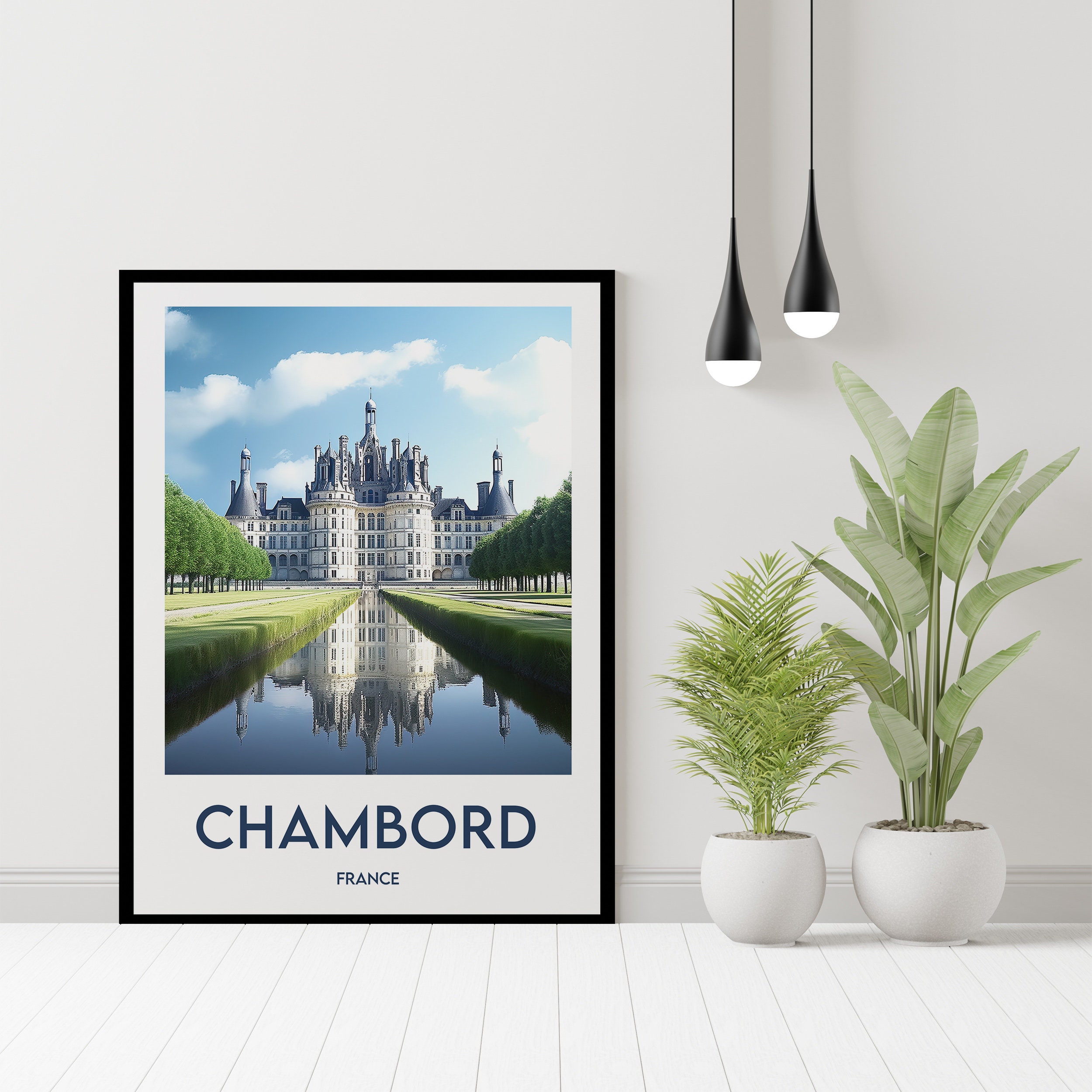 Château De Chambord Poster Chambord Print Chambord - Etsy