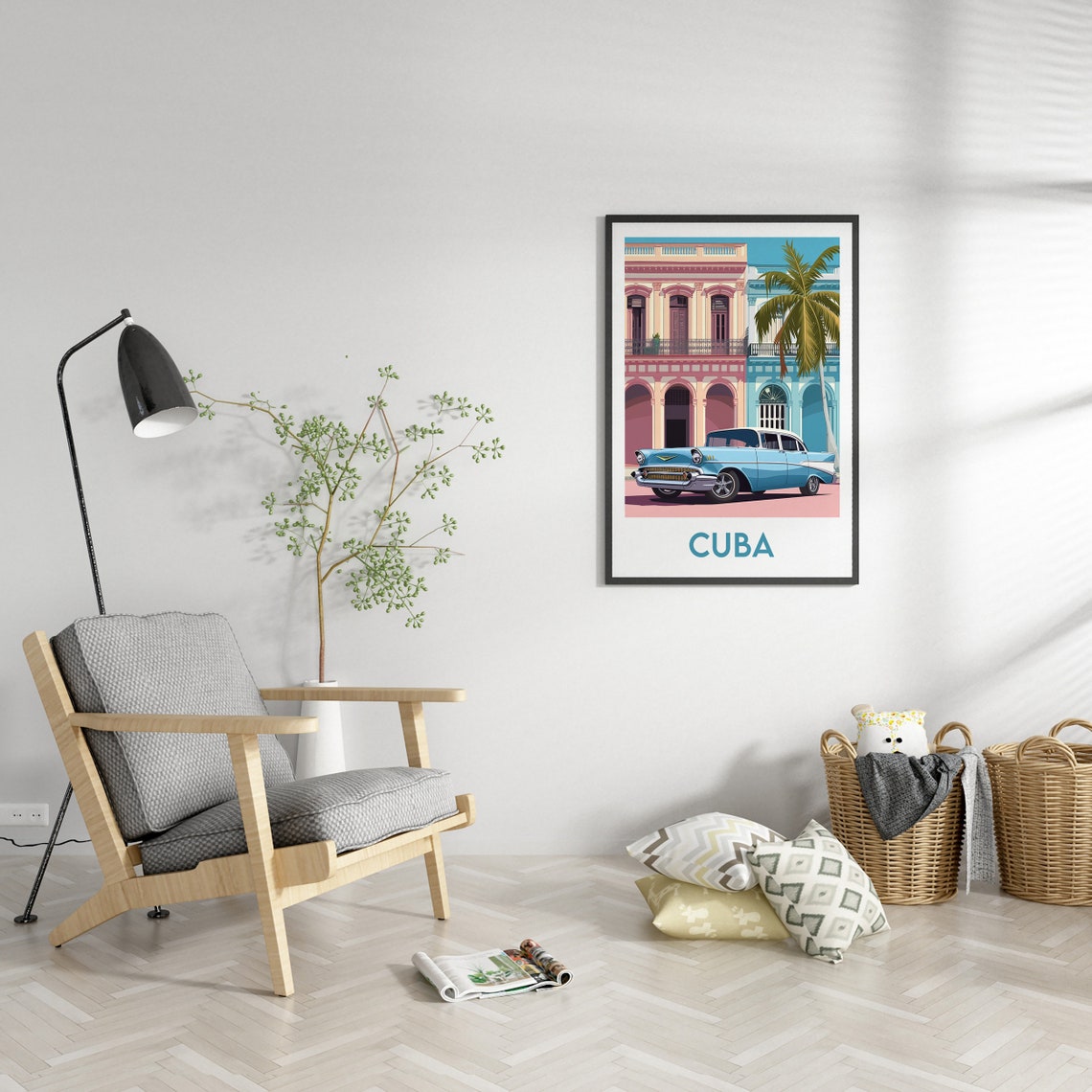 Cuba Poster, Cuba Art Print, Cuba Havana, Santiago De Cuba Gift ...