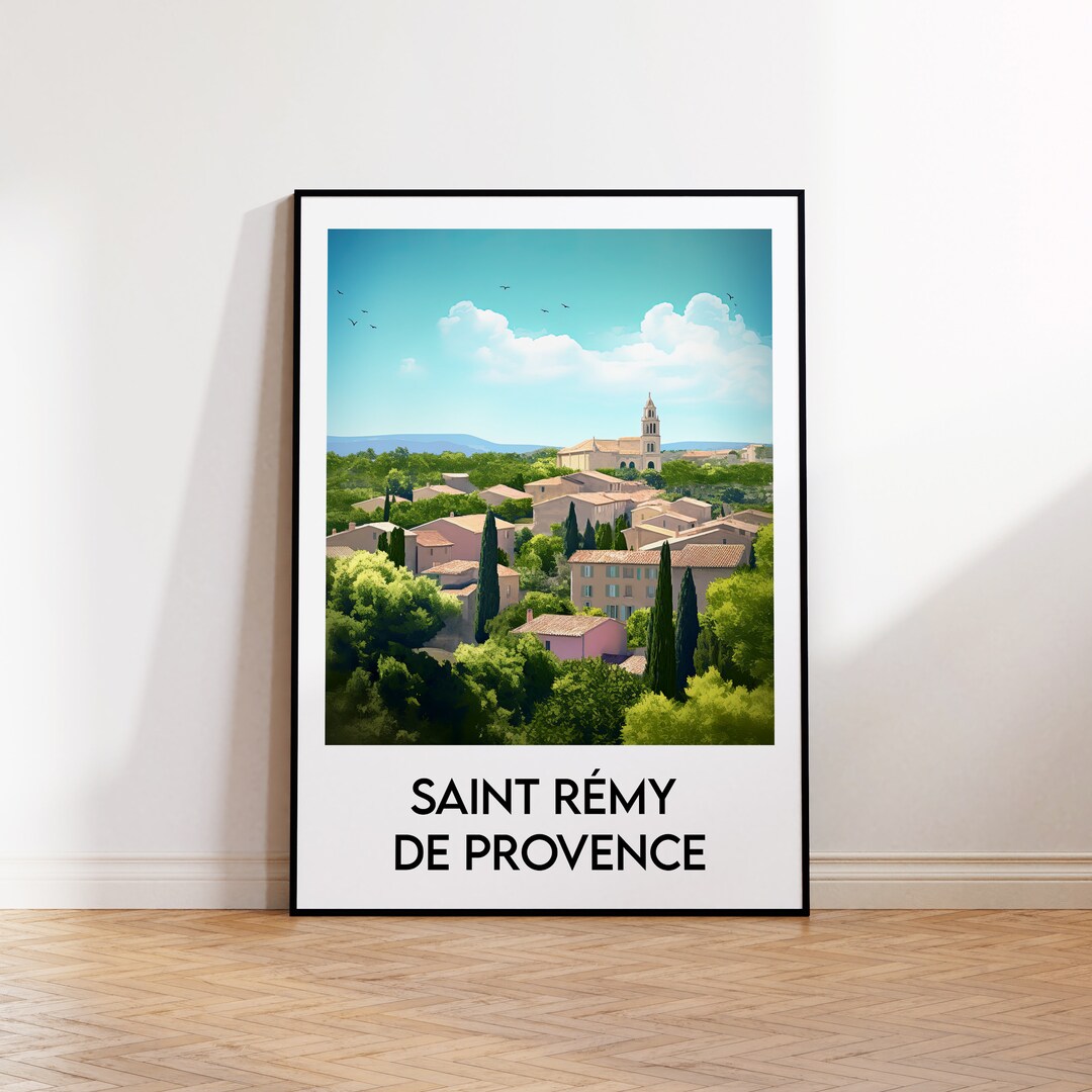 Saint-rémy-de-provence Poster, Saint Remy De Provence Print, St Remi De ...