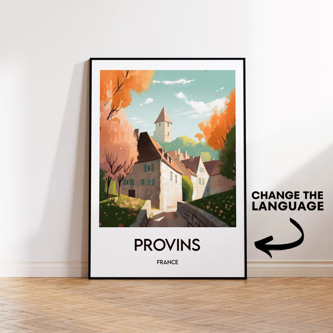 Provins Poster, Provins Art Print, Provins Gift, Provins Wall Art - Etsy