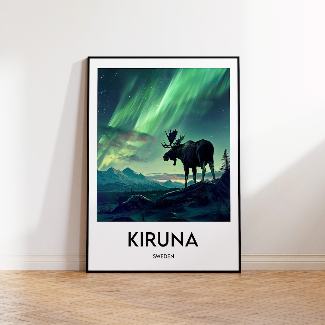 Kiruna Poster, Kiruna Art Print, Kiruna Lapland, Kiruna Sweden, Vintage ...