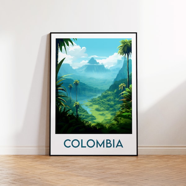 Colombia Poster - Etsy