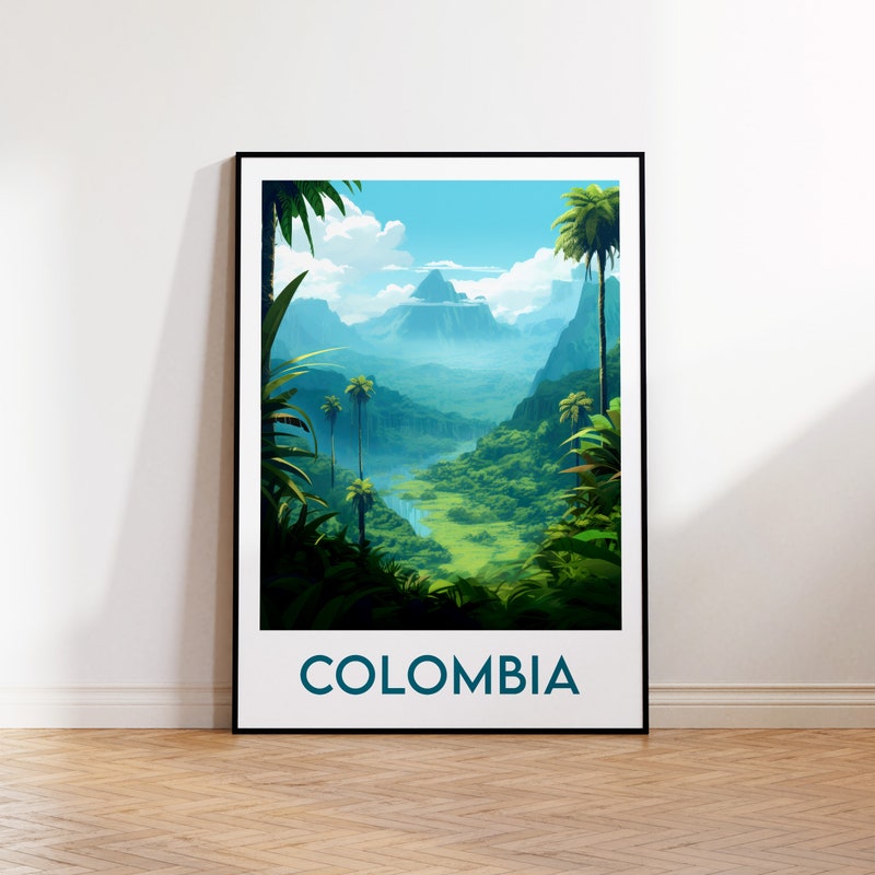 Colombia Poster - Etsy