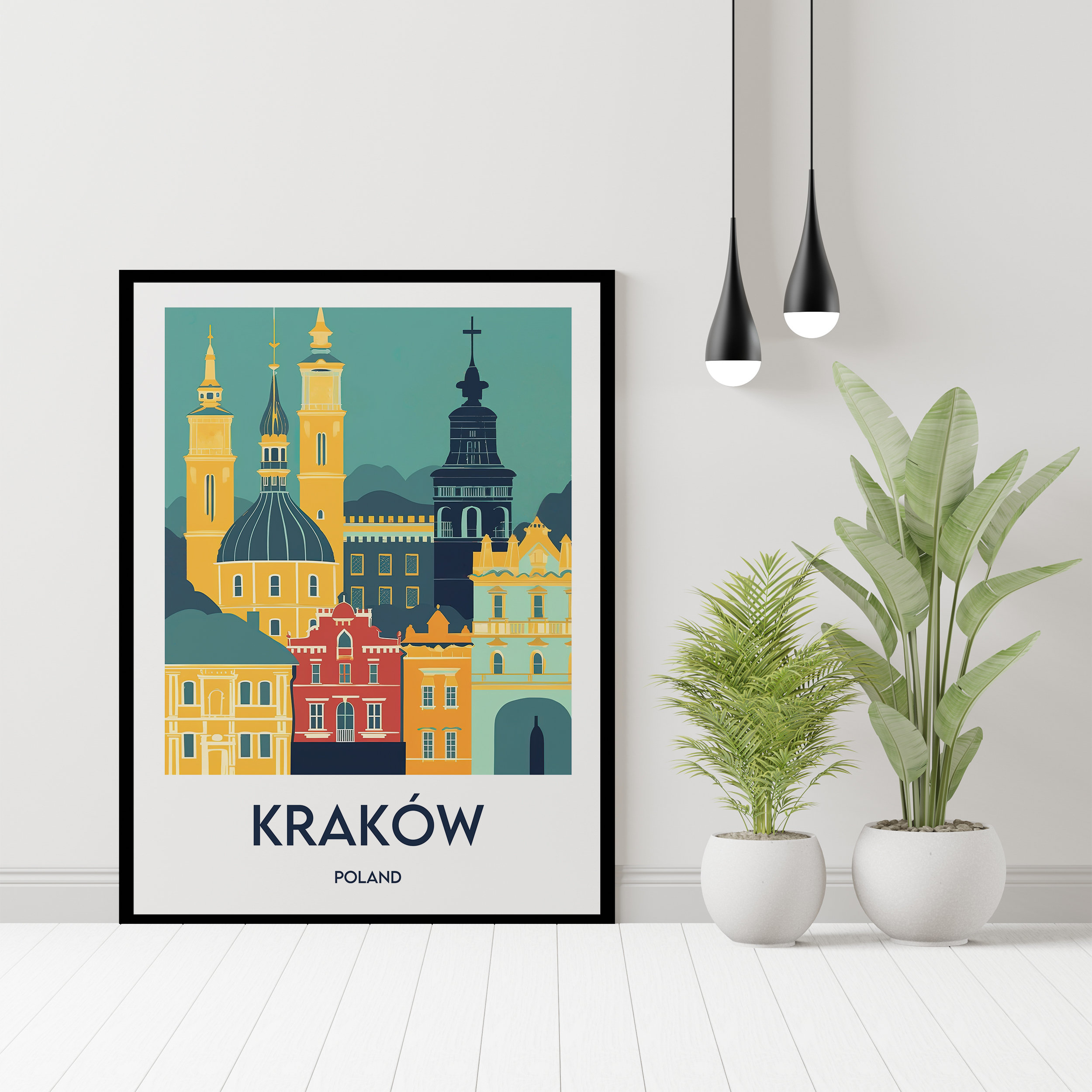 Kraków Poster, Krakow Art Print, Krakow Gift, Krakow Wall Art, Krakow ...